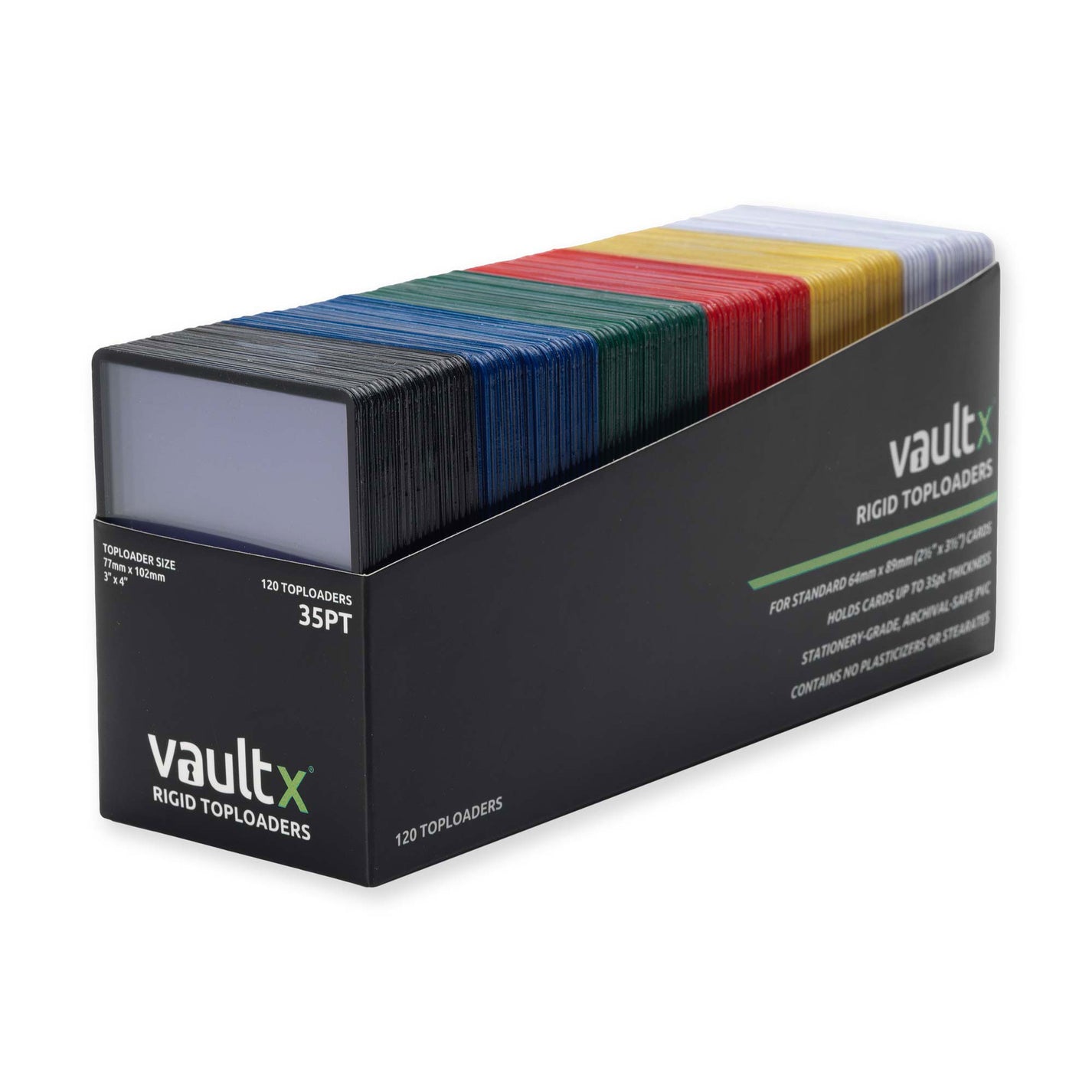 Seamless Rigid Toploaders 35pt (Colours) – Vault X UK