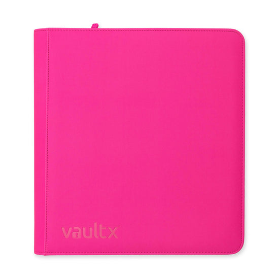 12-Pocket Exo-Tec® Zip Binder Neon Pink – Vault X UK